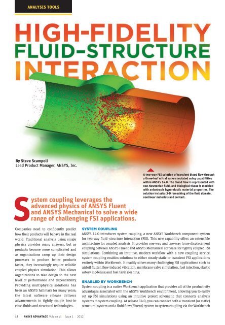 System Coupling Leverages The Advanced Physics Of Ansys Fluent