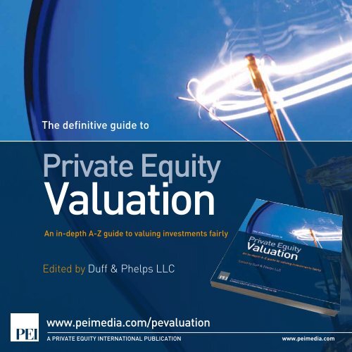 The Definitive Guide to Private Equity Valuation