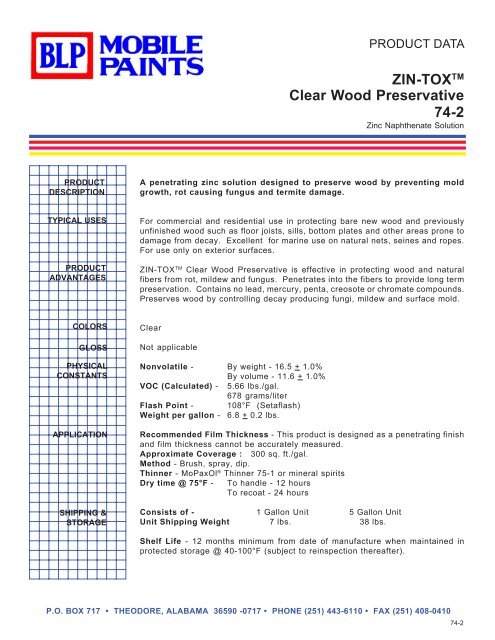 PDS - BLP Mobile Paints