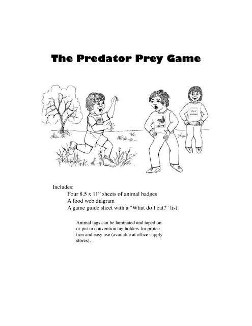 Predator And Prey Game