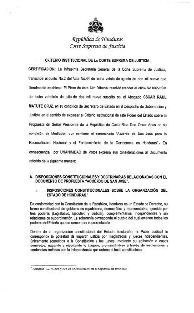 Corte Suprema de Justicia - Poder Judicial