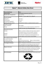 Perspex Technical Data Sheet