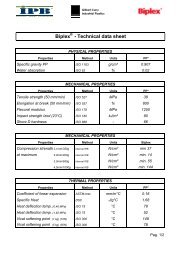 Perspex Technical Data Sheet
