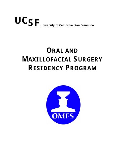 Oral And Maxillofacial Surgery Residency Program Department Of