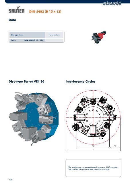 DIN 5482 (B 15 x 12) Data Disc-type Turret VDI 30 ... - itt-technika.pl