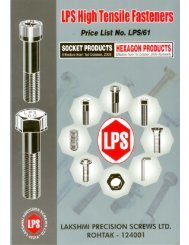 LPS - Lakshmi Precision Screws