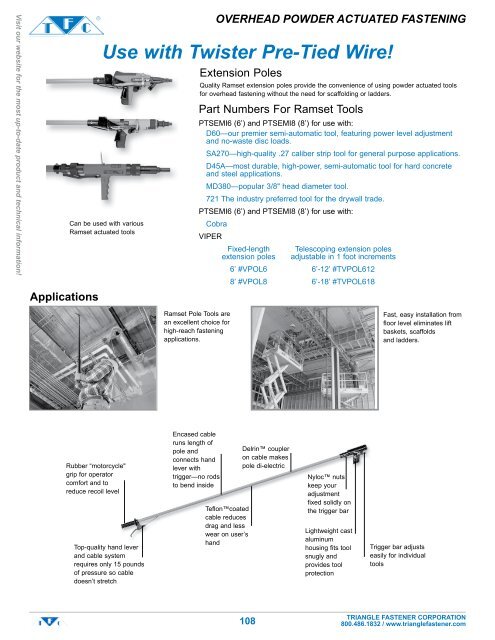 Installation Tool - Triangle Fastener