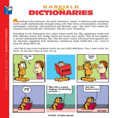 Garfield's Dictionary