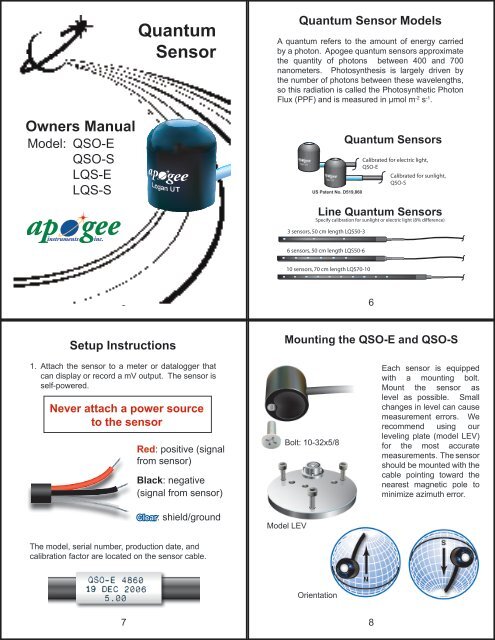 QSO-E - Apogee Instruments