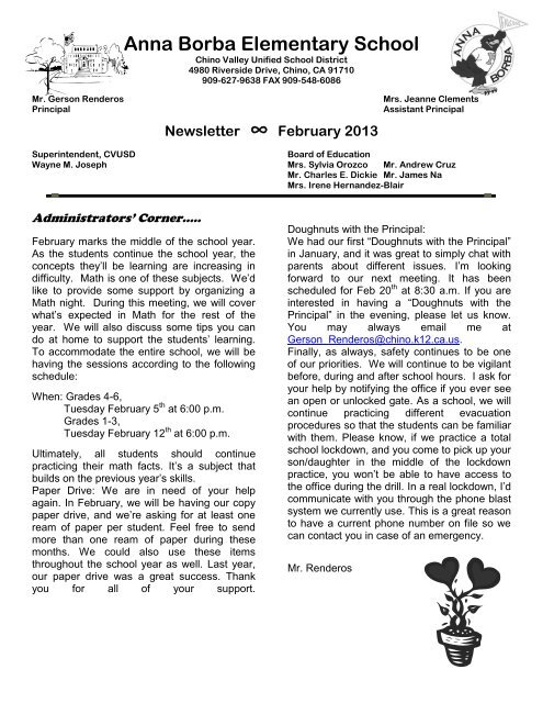 Anna Borba Elementary School - Anna Borba Fundamental