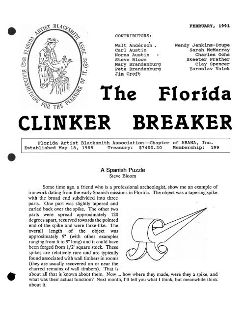 The Florlda CLINKER BREAKER - IronFlower Forge