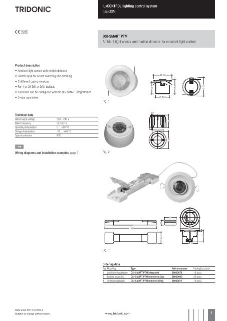 DSI-Smart PTM - Tridonic