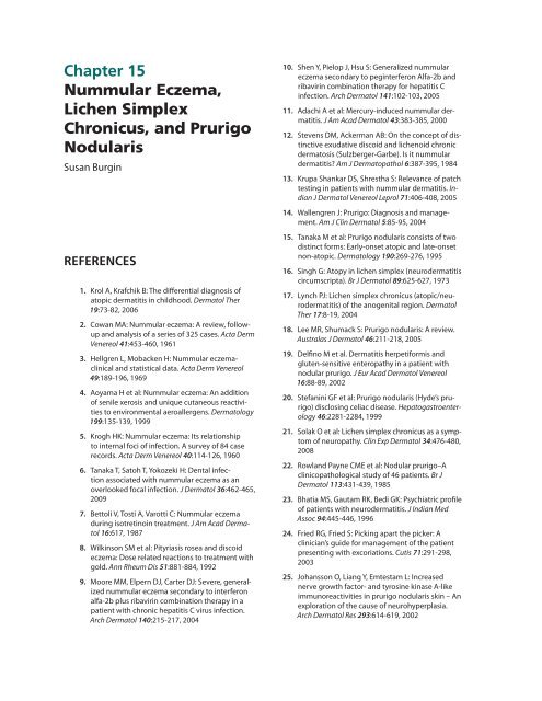 Ch. 15 Nummular Eczema, Lichen Simplex