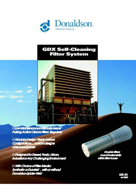GDX Self-Cleaning Filter System - odms.net.au