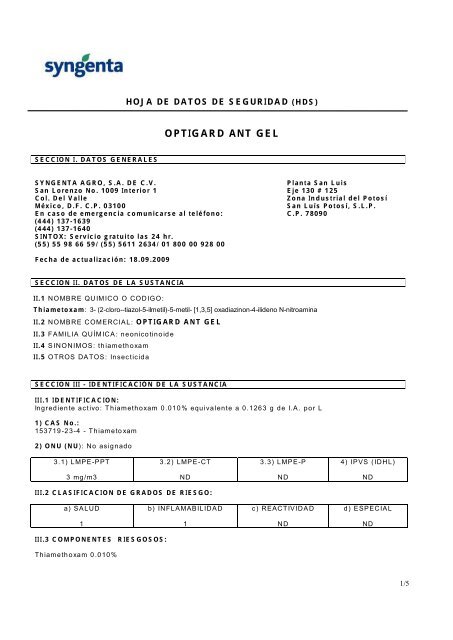 HDS Optigard Ant Gel.pdf - Syngenta