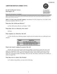 AIRWORTHINESS DIRECTIVE