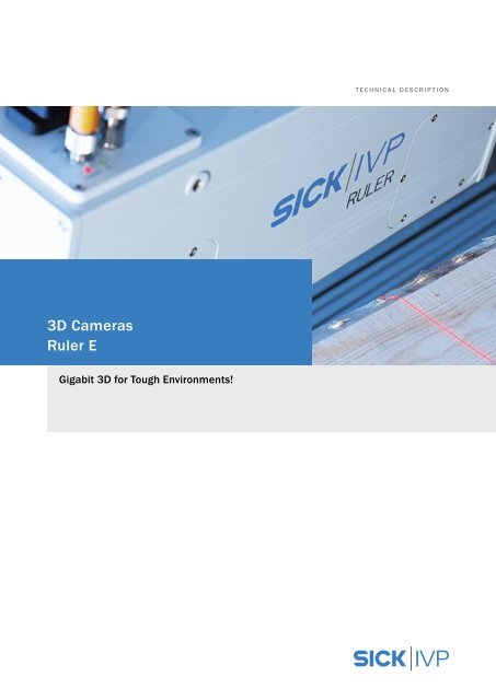 SICK IVP Ruler E Technical Info - Moxley Electronics