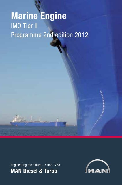 Marine Engine Programme - MAN Diesel & Turbo Canada