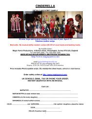 Cinderella Play Script