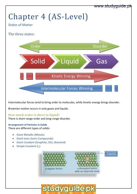 Chapter 4 States of Matter.pdf - StudyGuide.PK