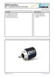BiSS-Interface als adaptierter Interbus