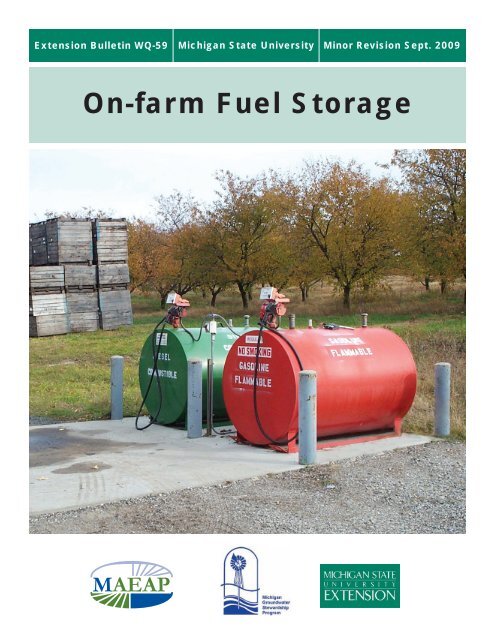 On-farm Fuel Storage - Michigan Agriculture Environmental ...