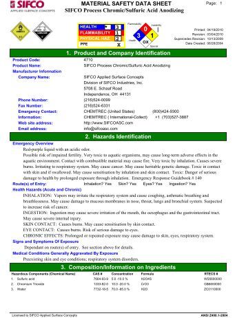 Sulfuric Acid Msds Amazing Rust.com Concentrating Sulfuric Acid