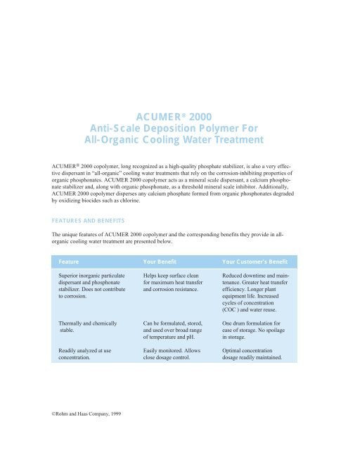 W468R - Acumer (FC-102e)