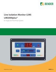 LT3000 Line Isolation Monitor Tester - Bender