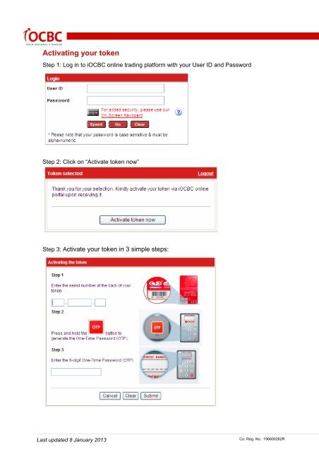 Activating your token