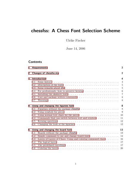 chessfss: A Chess Font Selection Scheme