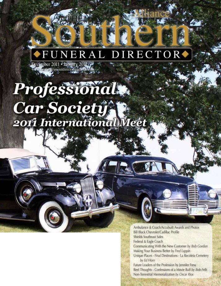 5 free Magazines from SOUTHERNFUNERALDIRECTORMAGAZINE.COM