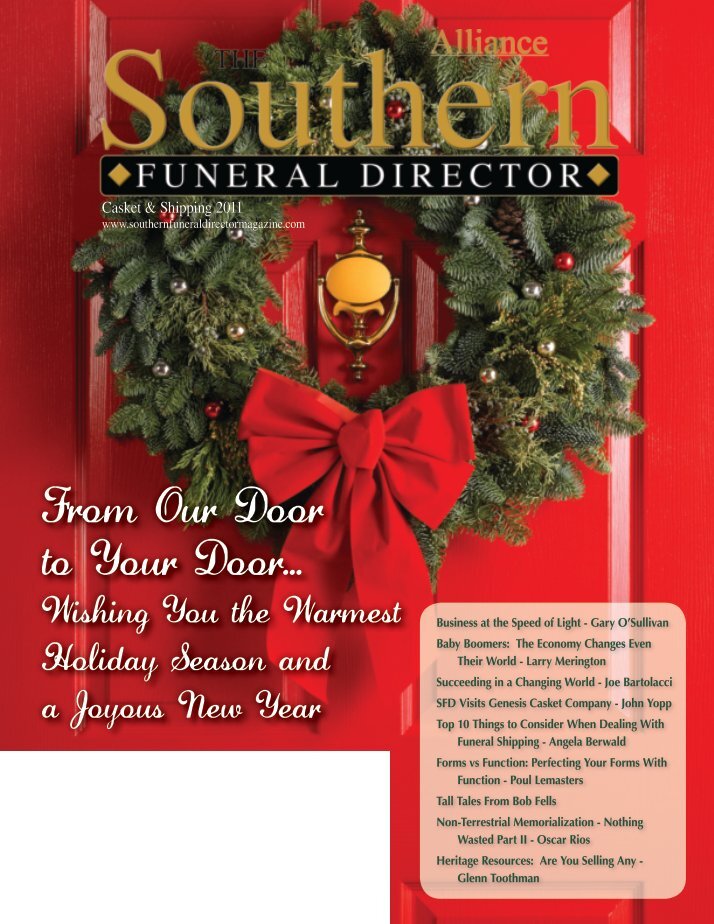 5 free Magazines from SOUTHERNFUNERALDIRECTORMAGAZINE.COM