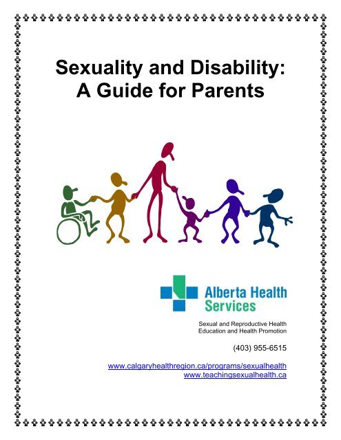 Sexuality and Developmental Disability parent guide