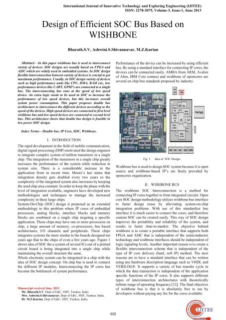 Design Of Efficient Soc Bus Based On Wishbone International 6202
