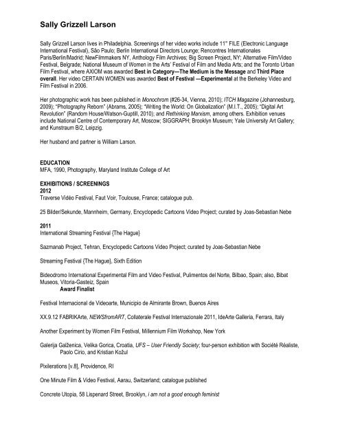 Sally Grizzell Larson