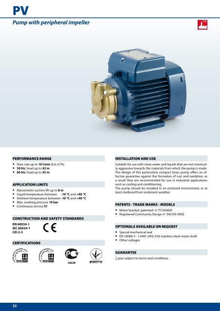 Pump with peripheral impeller - Atac Solutions ltd