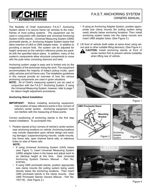 R F.A.S.T. ANCHORING SYST