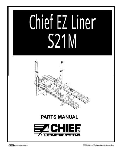 PARTS MANUAL - Chief Automotive Technologies