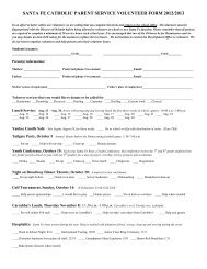 HAWK PRIDE - Santa Fe Catholic High School