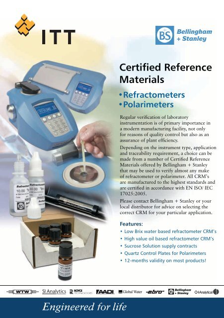 Certified Reference Materials - icon instruments company