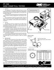 mpt-250b wire crimp pull tester - Daniels Manufacturing Corporation
