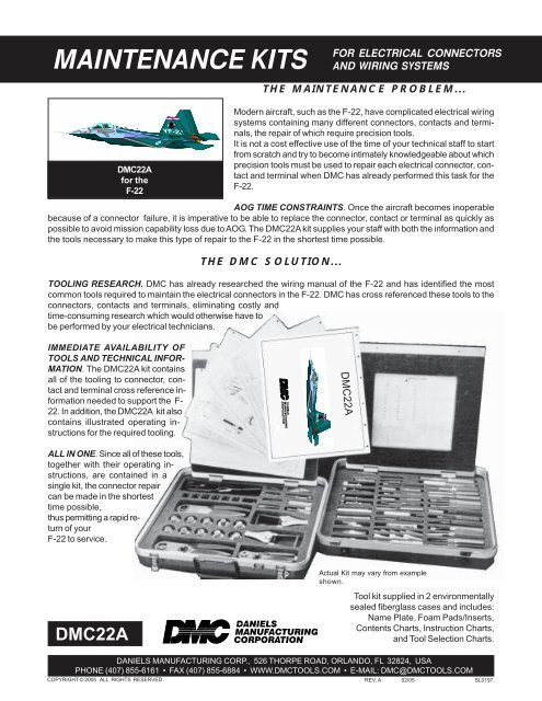 DMC22A - Daniels Manufacturing Corporation