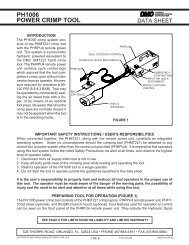mpt-250b wire crimp pull tester - Daniels Manufacturing Corporation
