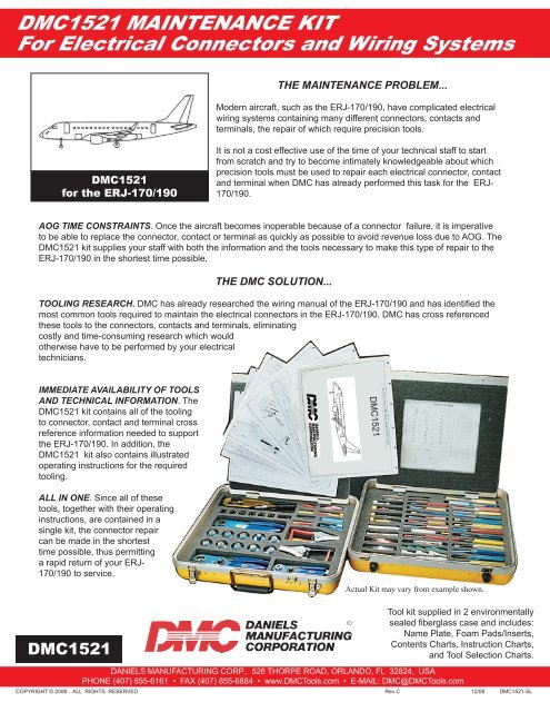DMC1521 - Daniels Manufacturing Corporation