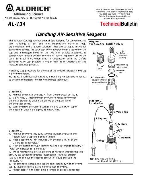 Handling Air-sensitive Reagents