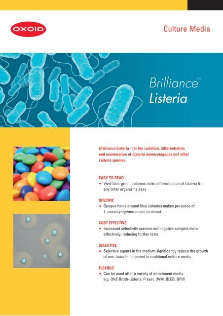 24412 oxoid_Brill Listeria lores.qxd:Layout 1 - Oxoid