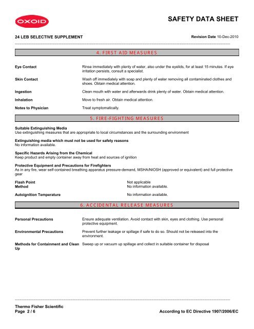 24 LEB SELECTIVE SUPPLEME
