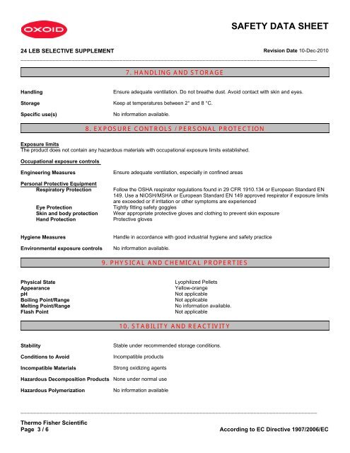 24 LEB SELECTIVE SUPPLEME