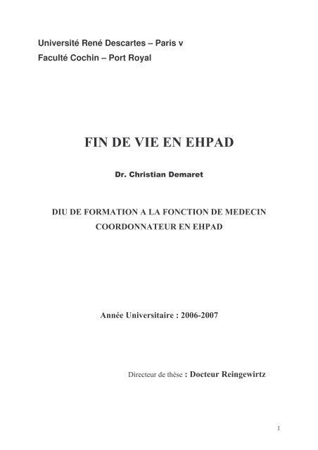 Memoire de Christian Demaret.pdf - EHPAD